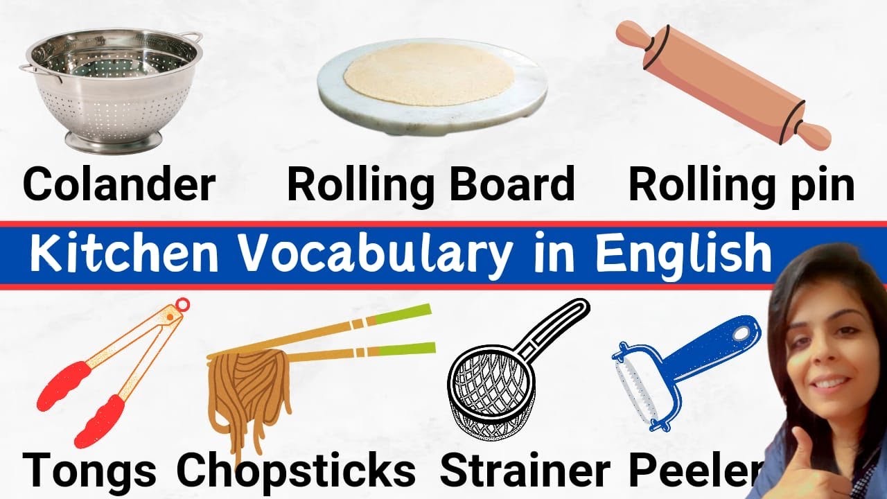 Kitchen Vocabulary in English | English Vocabulary with Pictures ...