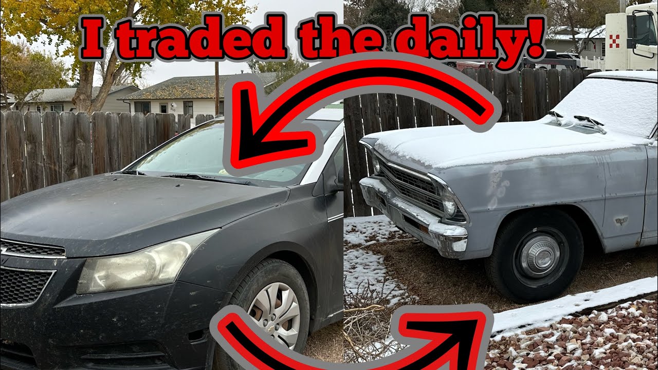 I Trade My Cruze For A 67 Nova! So Lets Clean Up The Cruze! - YouTube