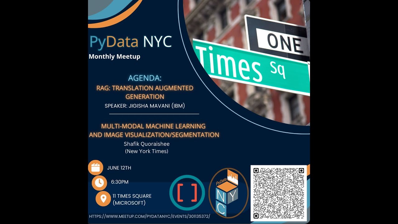 PyData NYC 2024 - June Session: Multi Modal Machine Learning - YouTube
