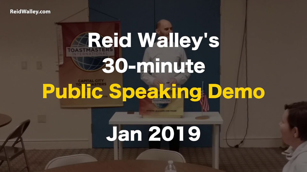 Public Speaking Demo – Jan 2019 - YouTube