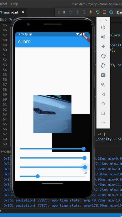 FLUTTER SLIDER - IMAGE CONTROL WITH SLIDER #shorts #flutter #tutorial ...