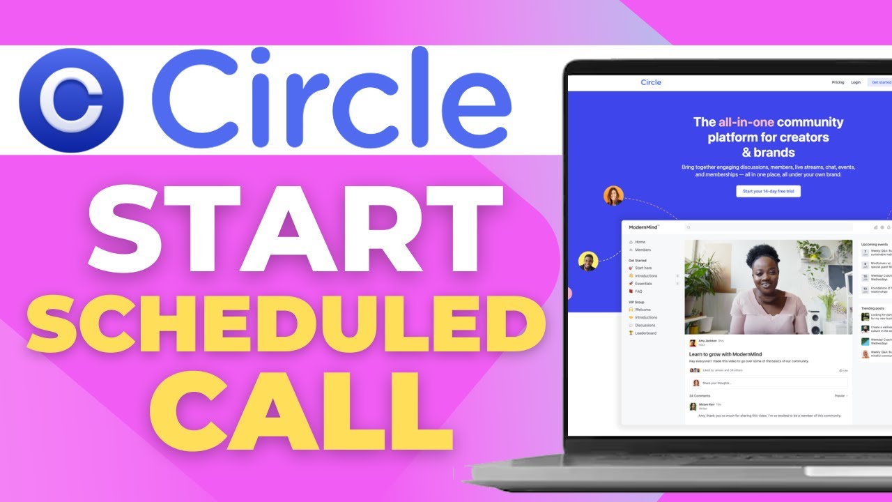 How to Start a Scheduled Call on Circle so (Quick Tutorial) - YouTube