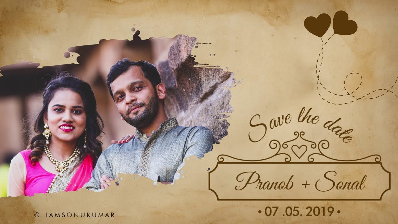 Wedding invitation video | Save The Date - YouTube