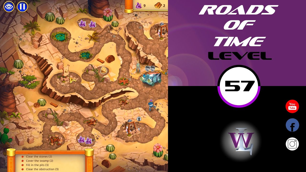 Roads of Time - Level 57 walkthrough - YouTube