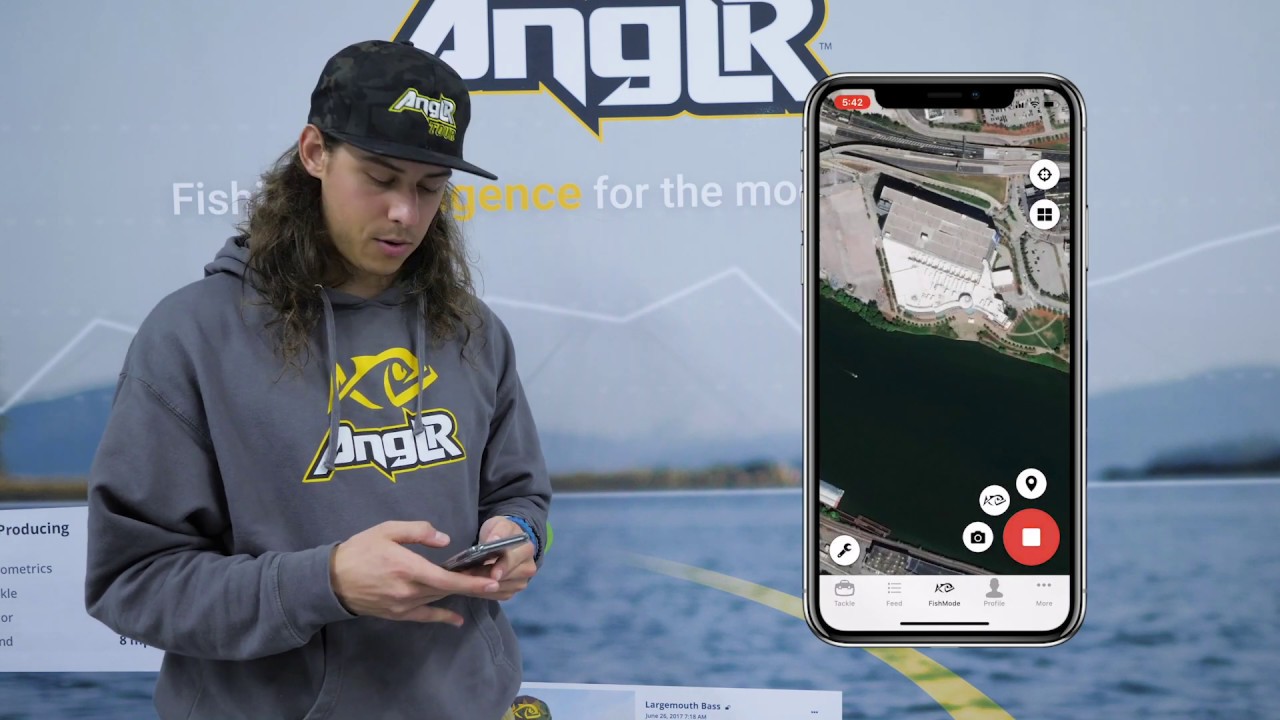 How to record your fishing with the ANGLR fishing app - YouTube
