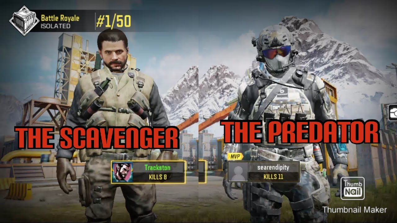 The Scavenger,The Killer,And The Prey || CoD Mobile Gameplay || Battle ...