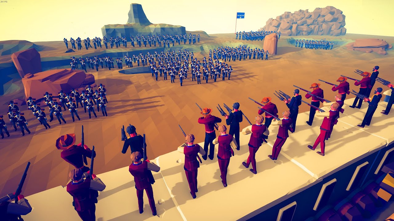 300x USA ARMY ATTACK COWBOY CITY - Totally Accurate Battle Simulator ...