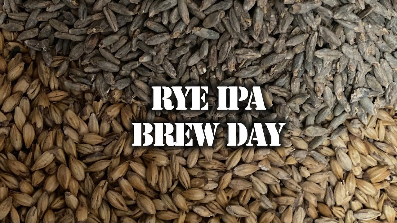Rye IPA Brew Day Overview All Grain - YouTube
