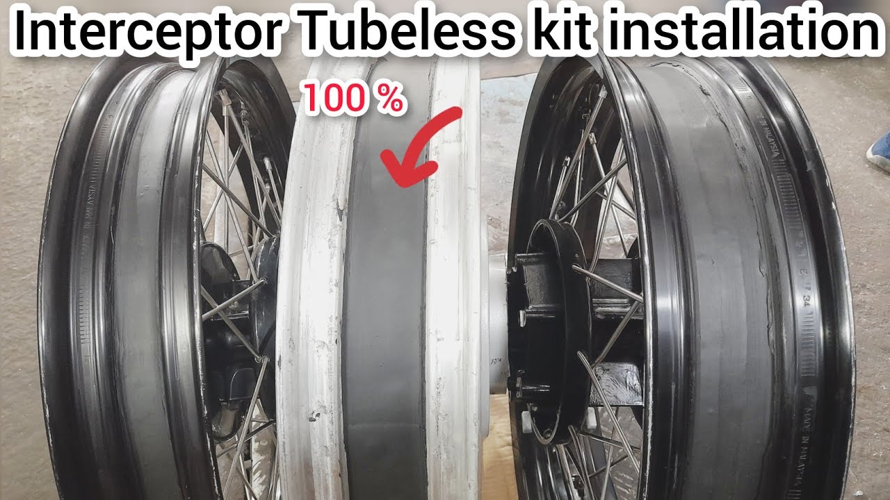 interceptor wells Tubeless kit installation way2speed @pankajre222 ...