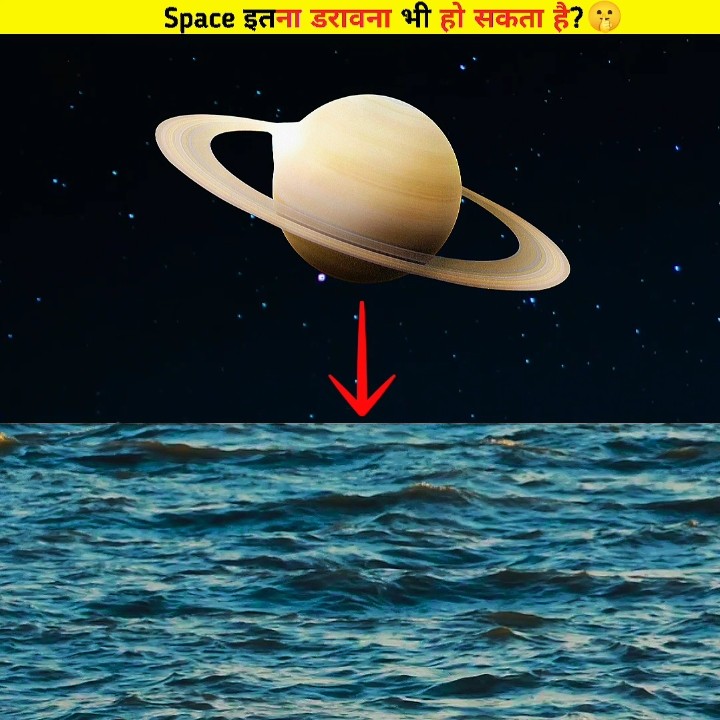 How🤔? planet Saturn floating on sea..! - YouTube