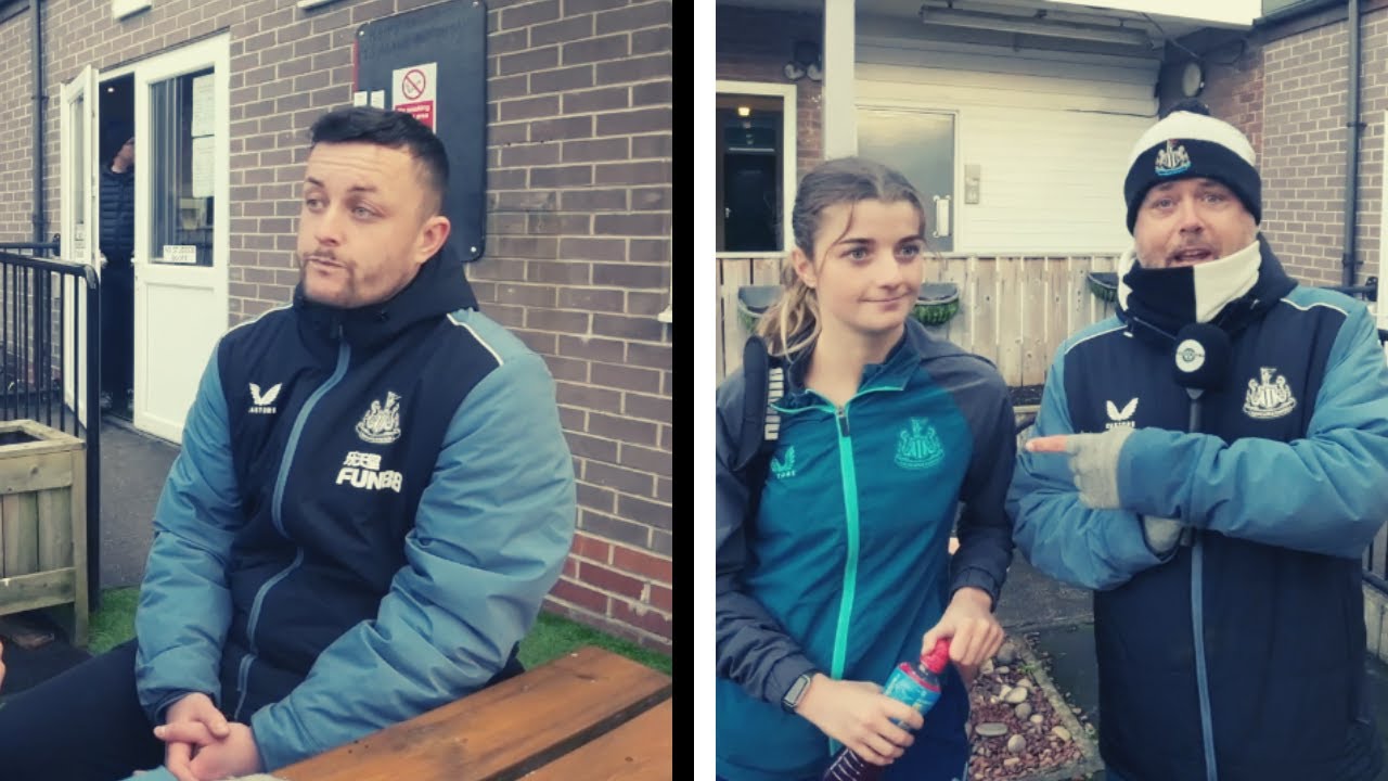 Newcastle United 2-0 Leeds United - Lloyd Miller & Kacie Elson ...