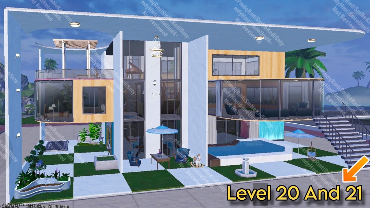 I Create Real Model Home With Swimming pool,Playground For 15-21 level ...