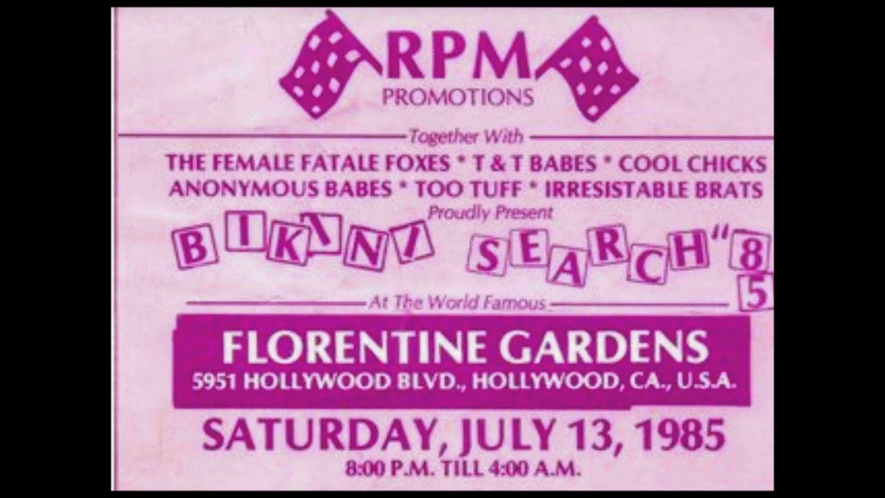 80S DISCO MIX & FLORENTINE GARDENS PARTY FLYER. (((MIX BY DJ LOUIS ...