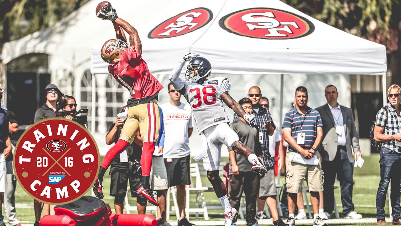 Camp Highlight: Bryce Treggs Makes Sideline Catch - YouTube