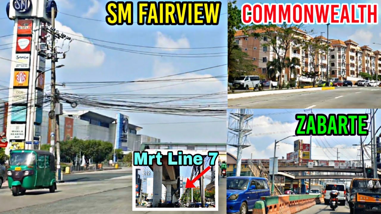 Ganito na SM Fairview Novaliches | Mrt Line 7 | Zabarte Rd Camarin Tour ...