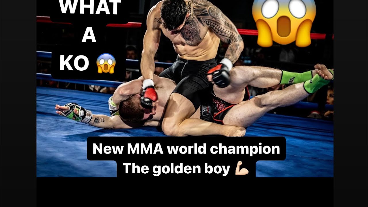 MMA world champion : TKO for title - YouTube