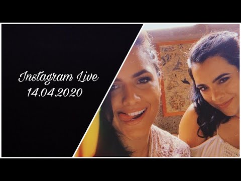 Instagram live || Scarlet Gruber y Ana Lorena Sánchez (14.4.2020)