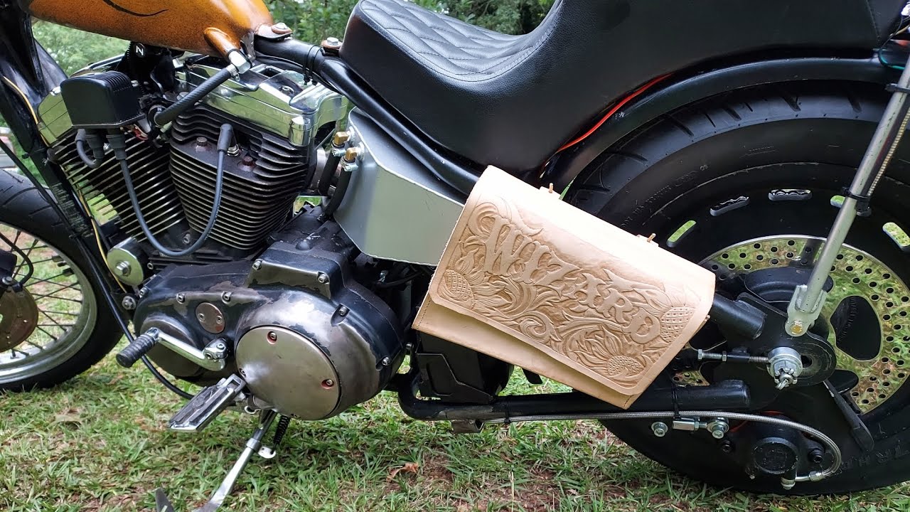 Pt.2 DIY hand made tool bag for motorcycle - YouTube