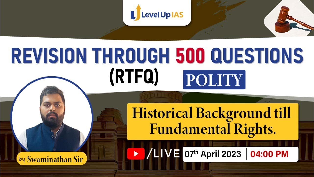 RTFQ- Polity | Historical Background Till Fundamental Rights by ...