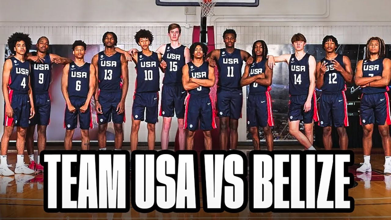 USA Basketball vs Belize LIVE! - FIBA U18 Americup - YouTube