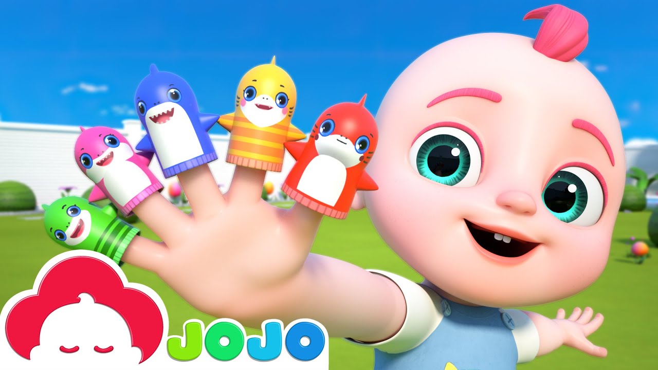 Familia Dedo Feliz | Deditos Tiburón | Baby JoJo Canciones Infantiles ...