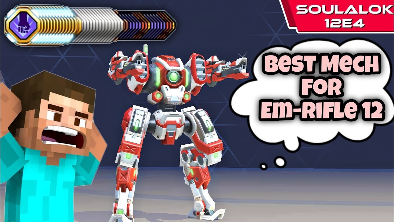 Best Mech For Em-Rifle 12 🔥 | Redeemer With Em-Rifle 12 | Mech arena ...