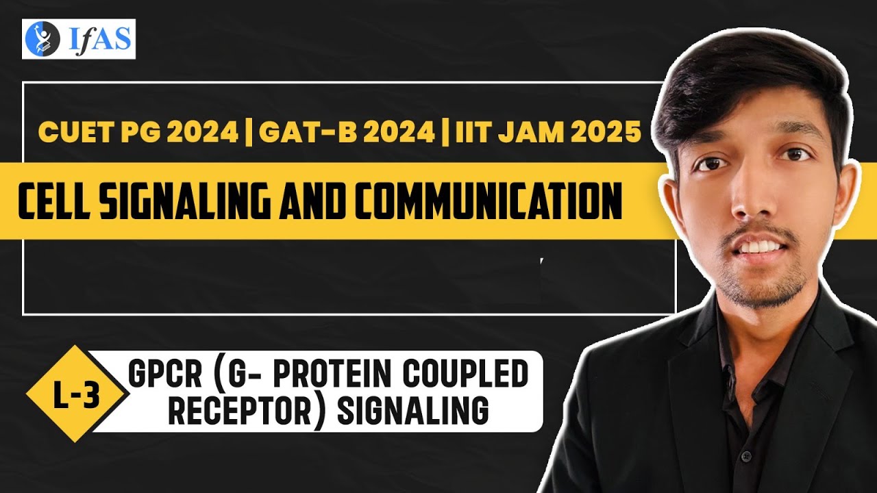 GPCR (G-Protein Coupled Receptor) Signaling | CUET 2024 | GAT-B 2024 ...