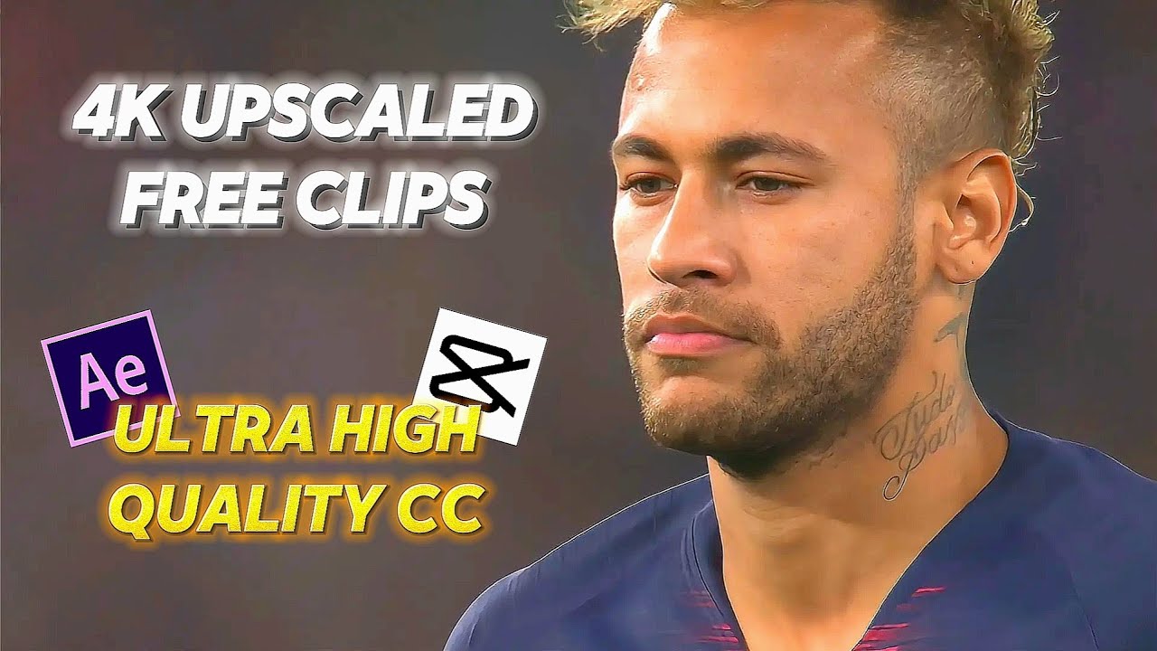 Neymar 4K Upscaled Free Clips ULTRA HIGH QUALITY CC - YouTube