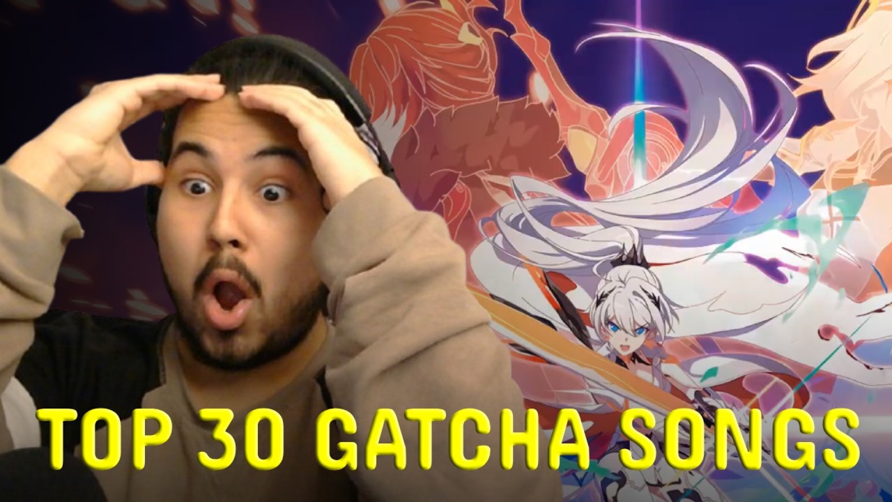 REACTING TO TOP 30 GATCHA GAME MUSIC - YouTube