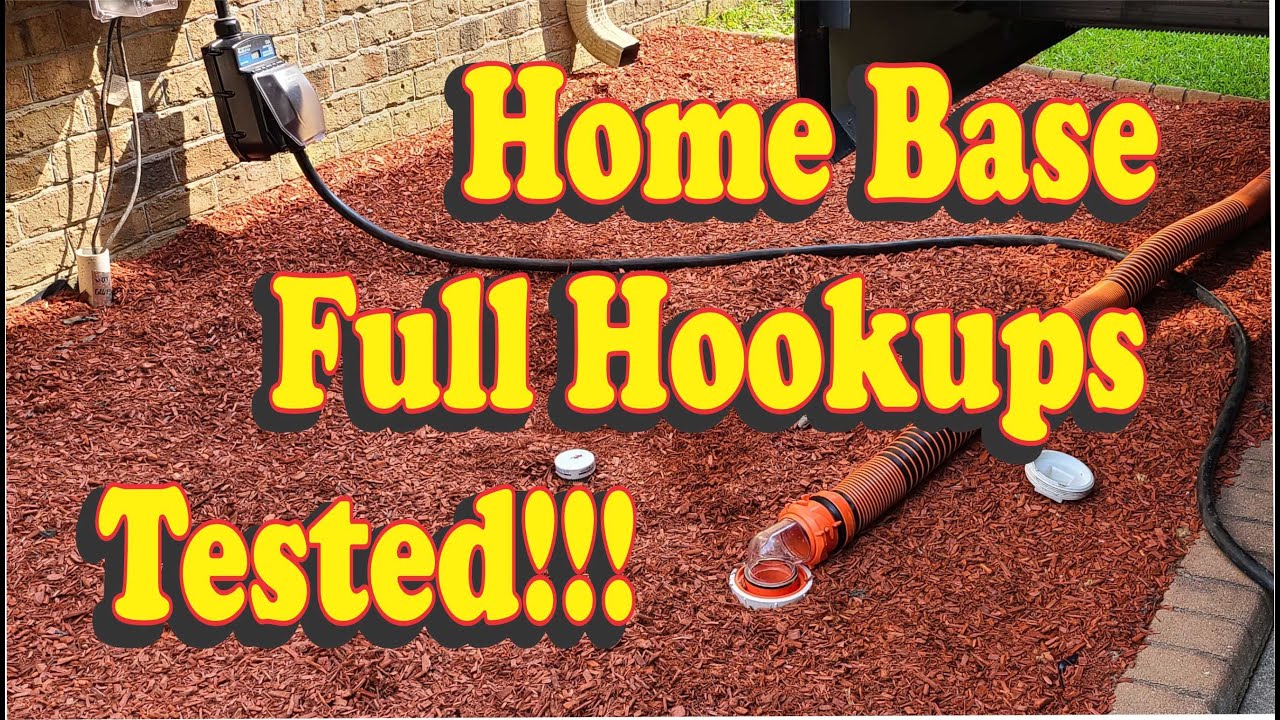 Home Base Full Hookups! Water Woes! - YouTube