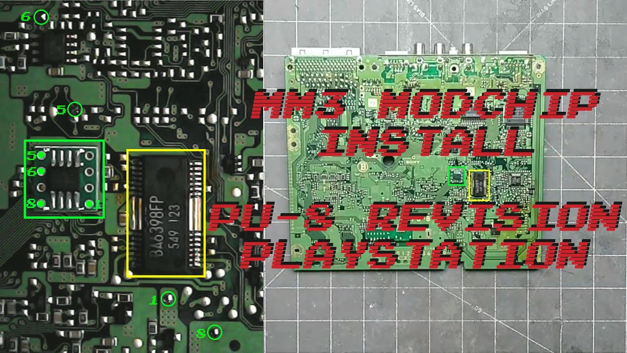 Scph 5501 psx mm3 modchip install - domeoperf