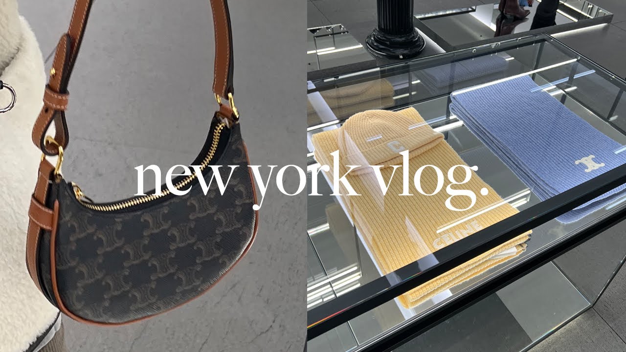 Ny Vlog 셀린 쇼핑 막 골라도 샤넬 생로랑 셀린뉴욕에서 명품 빈티지 쇼핑하기 브루클린 일본 그로서리 스토어🍡