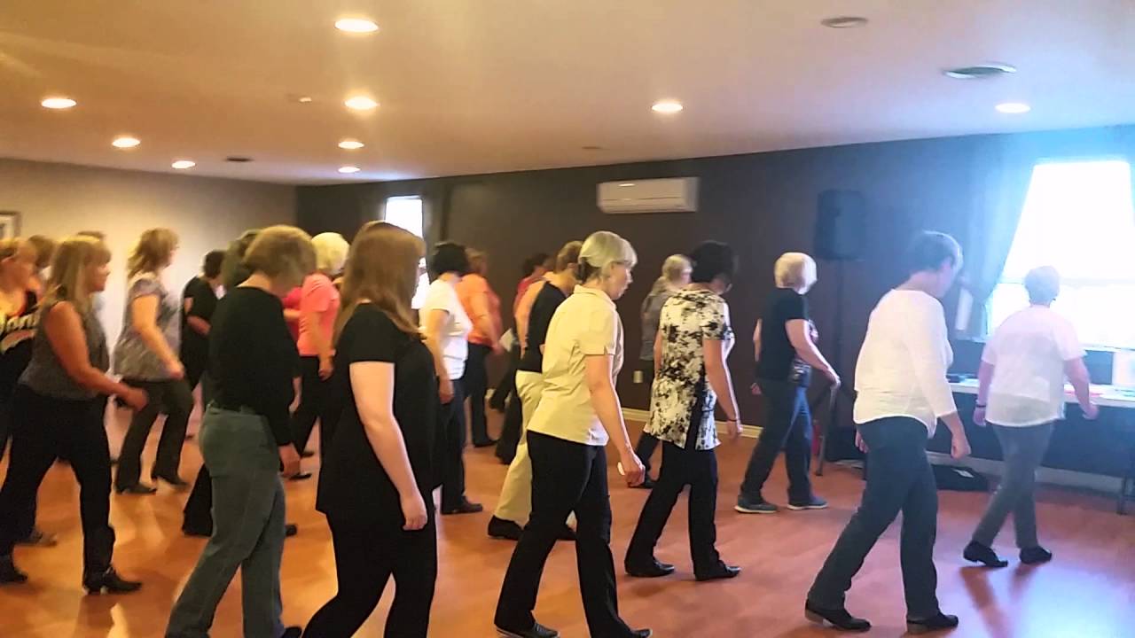 My Church line dance demo 5/2/16 - YouTube