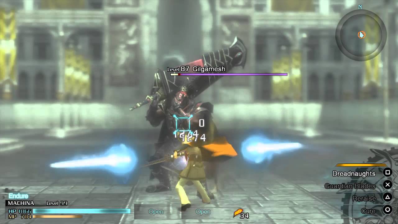 Final Fantasy Type-0 HD - Machina Struggle (Gilgamesh Boss) - YouTube