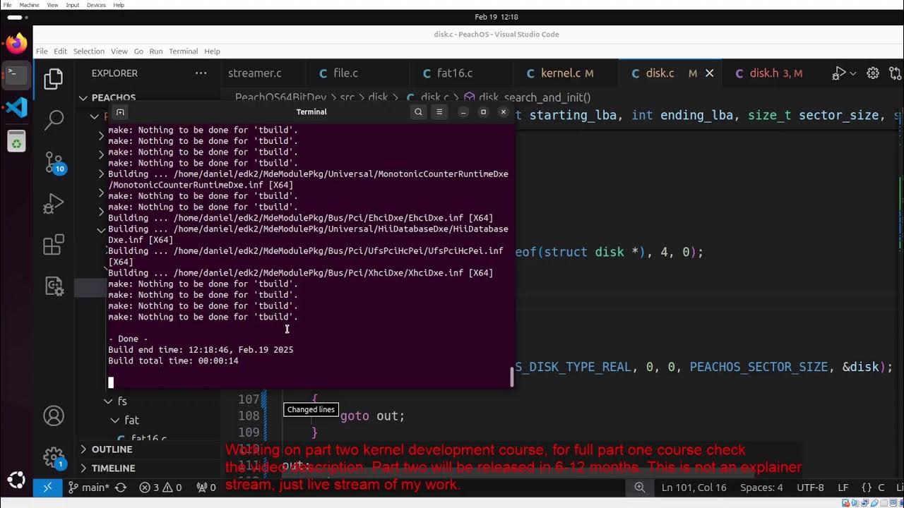 Building a kernel from scratch - Parsing Partition Tables - YouTube