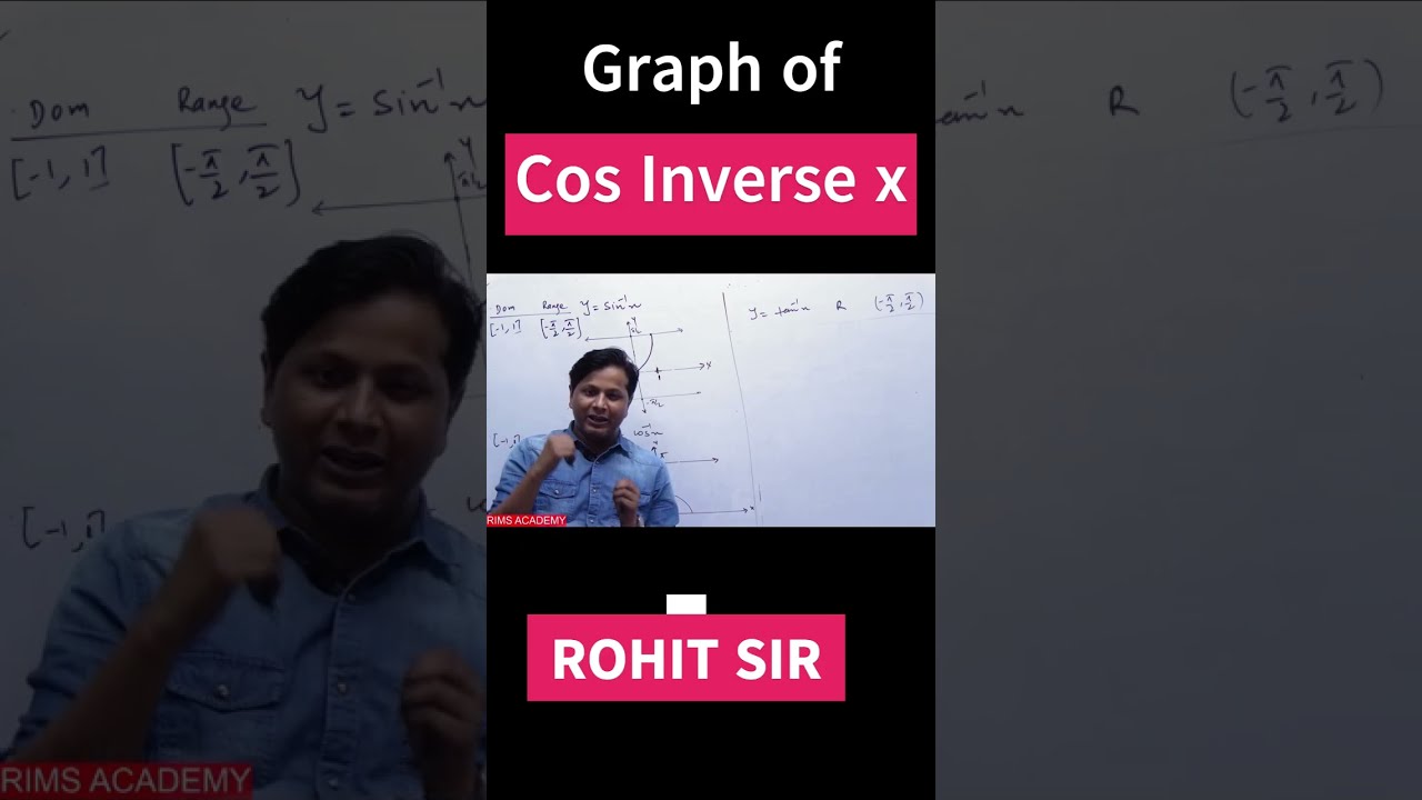cbse Graph Of Cos Inverse X YouTube cbse Graph Of Cos Inverse X YouTube