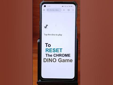 How to Reset High Score in Chrome Dino Game #dinogame #chrometrick ...
