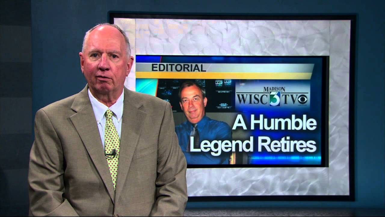 WISC-TV3's humble legend, Tom Bier, retires - YouTube