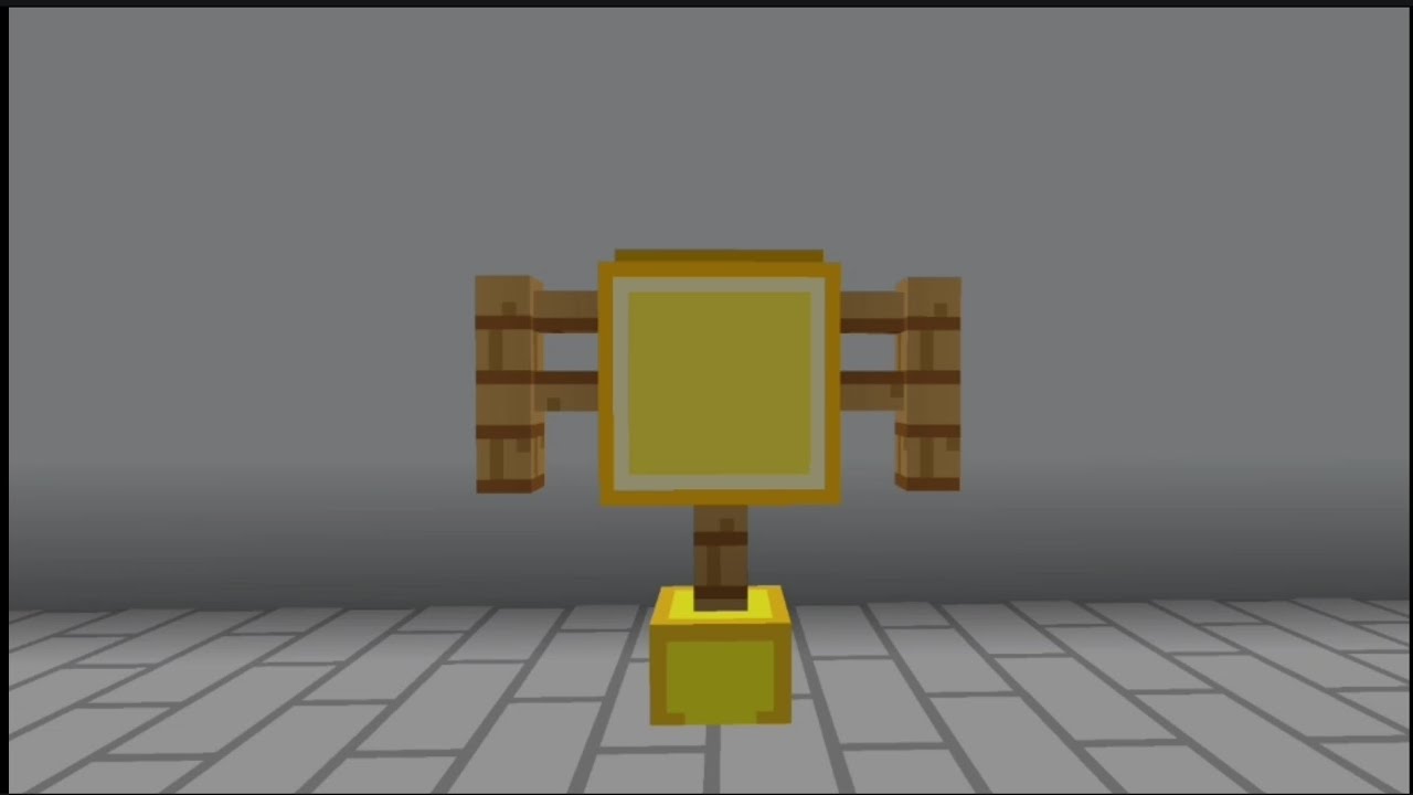 minecraft golden cup bedrock😍 - YouTube
