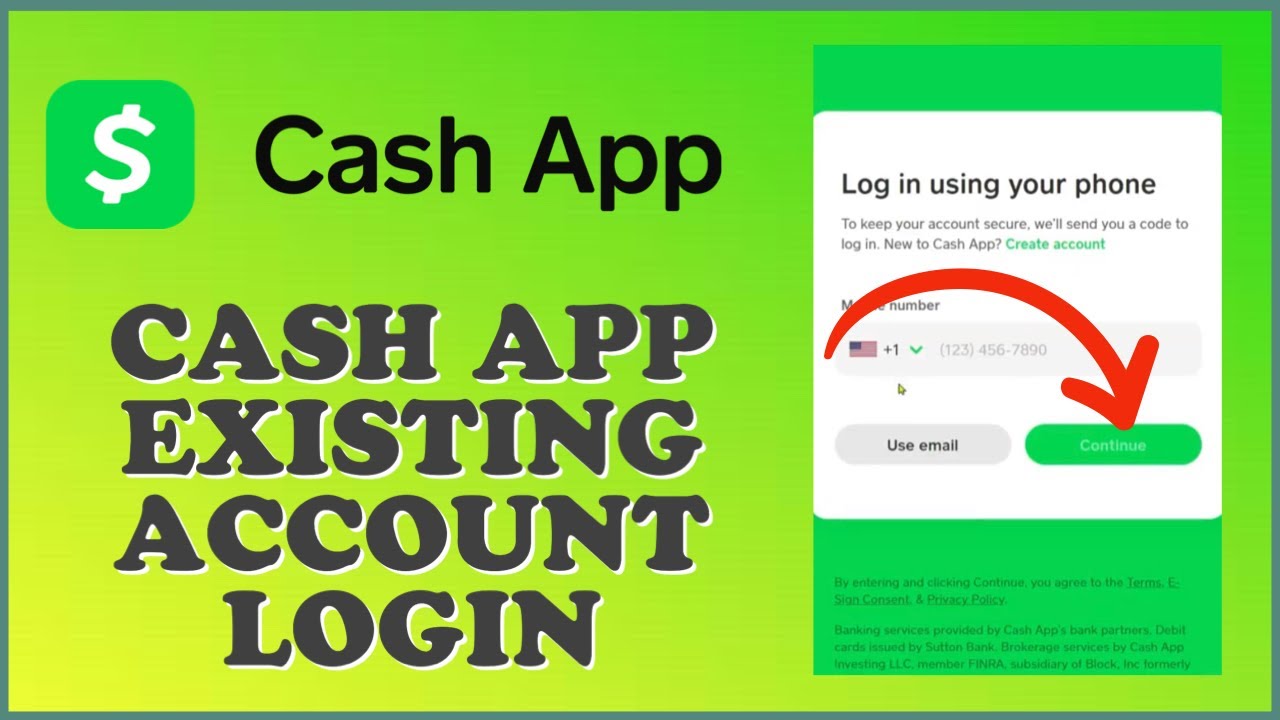 How To Login Existing Cash App Account 2024? Cash App Sign In - YouTube