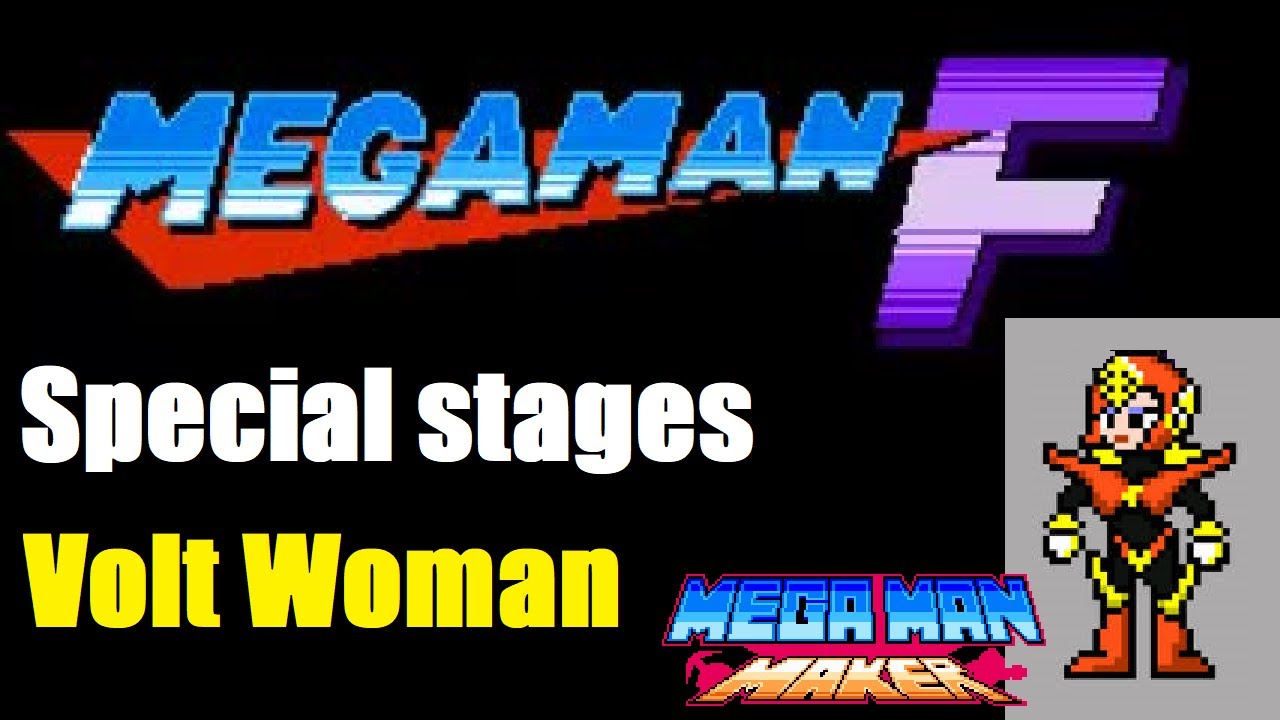 Mega Man F-Resurrection Volt Woman - 洛克人製作大師 Mega Man Maker - YouTube