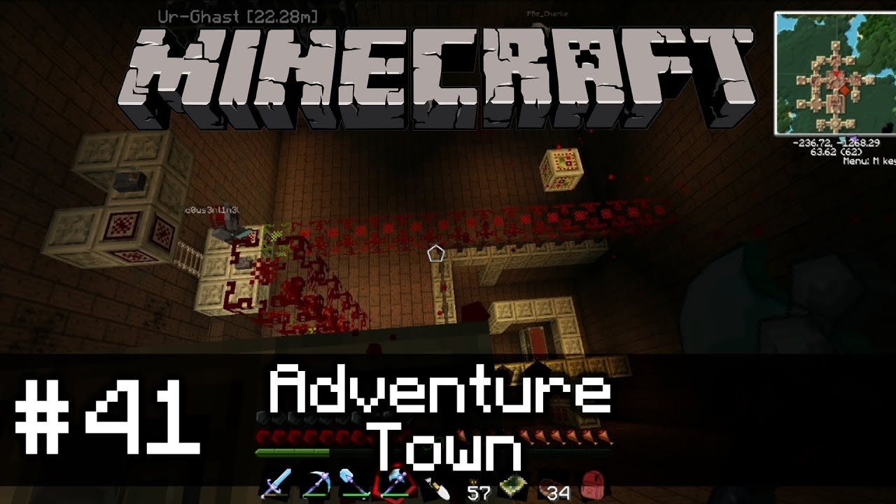 Minecraft: Adventure Town EP. 41 Climbing The Ur-Ghast Tower - YouTube