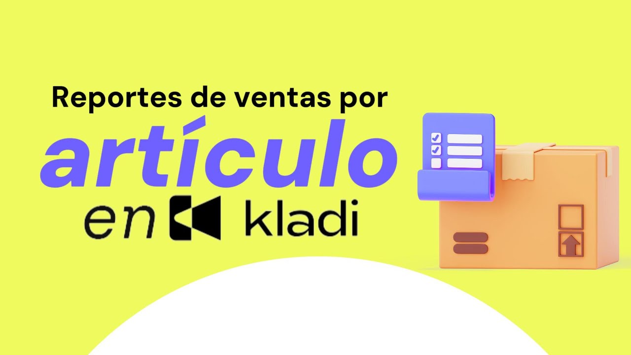 Reporte de ventas por artículo en Kladi - Sistema Punto de venta para ferreterías - YouTube