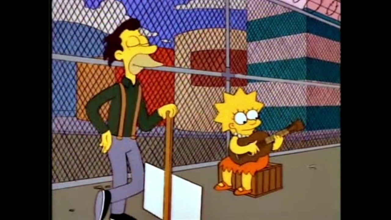 Lisa Simpson toca la guitarra - Loco Corazón - de 7 lunas - YouTube