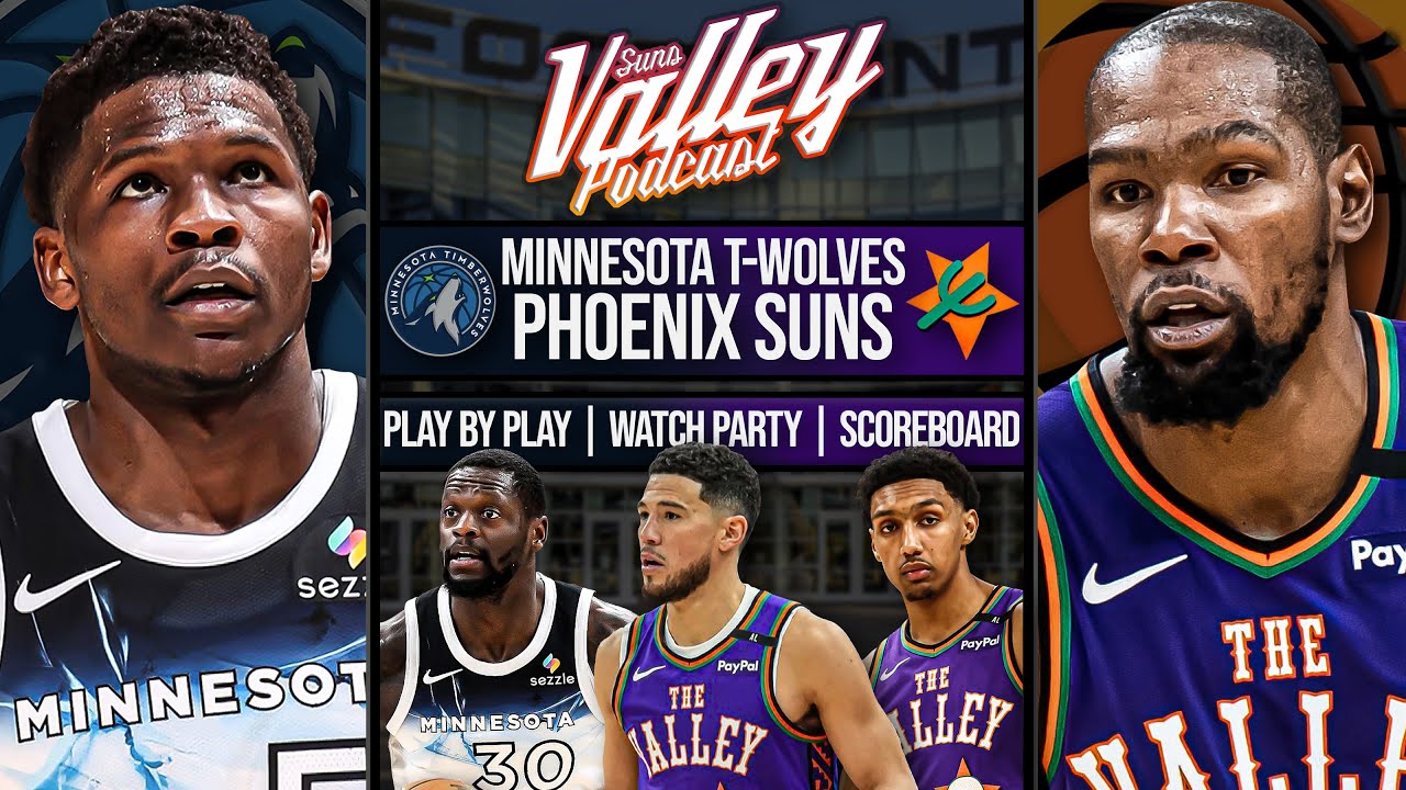 Phoenix Suns vs Minnesota Timberwolves | LIVE Reaction | Scoreboard ...