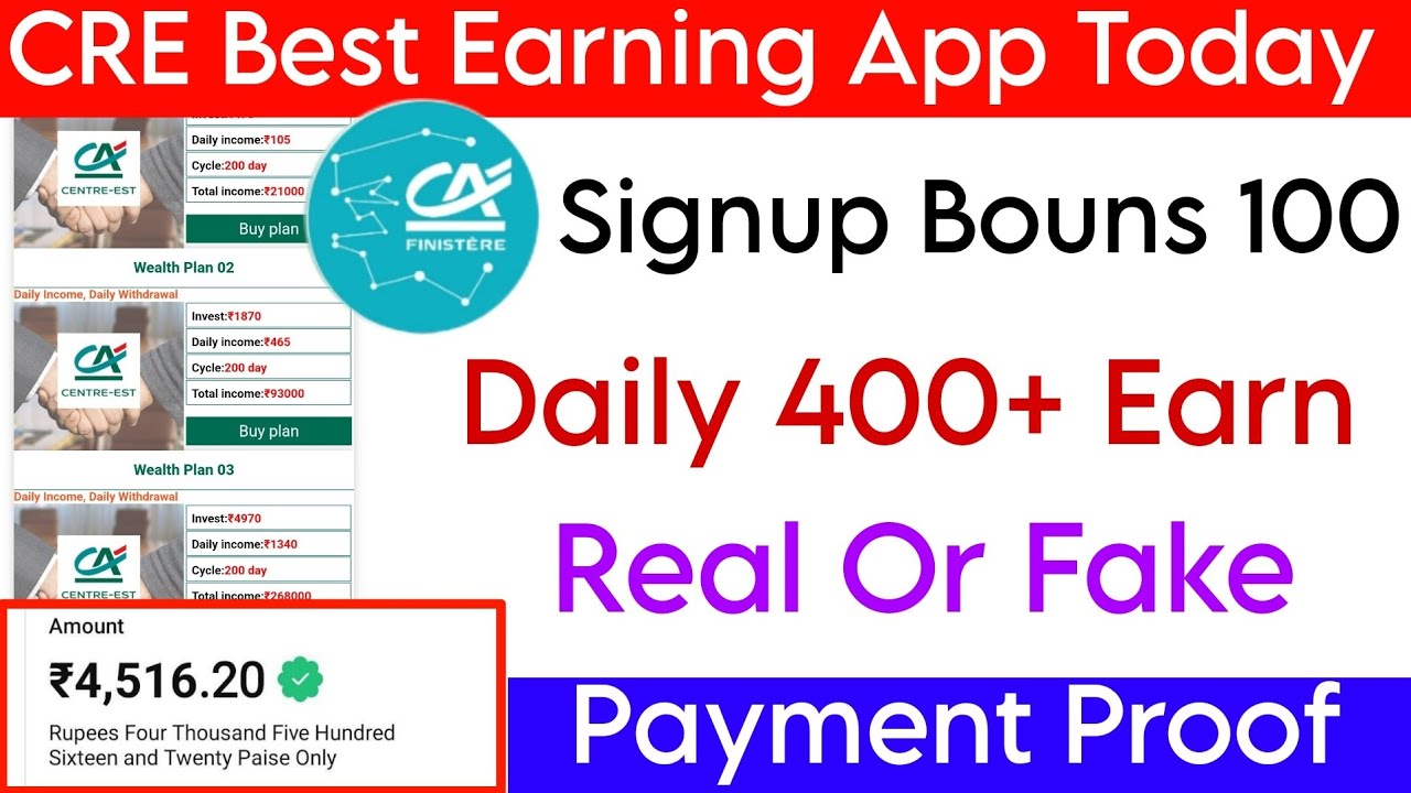 CRE App || CRE Earning App || CRE App Se Paise Kaise Kamaye || CRE Real ...