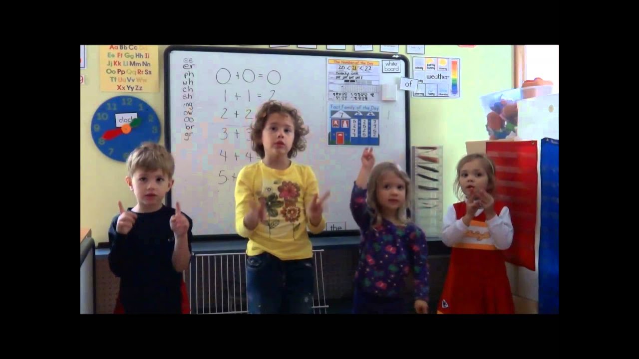 Addition Doubles 0-5 Finger Chant - YouTube
