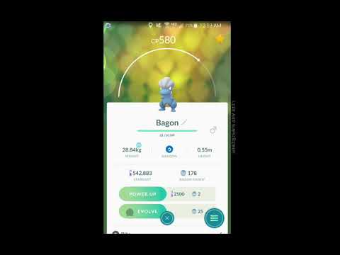 My first ever Bagon evolution - YouTube