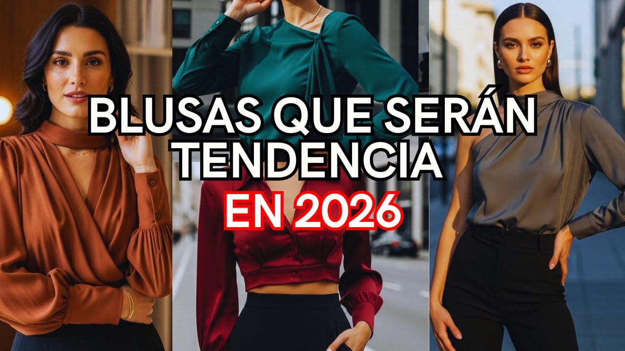 ¡Estas Blusas Serán la Moda QUE ARRASA en 2026! | Tendencias ...