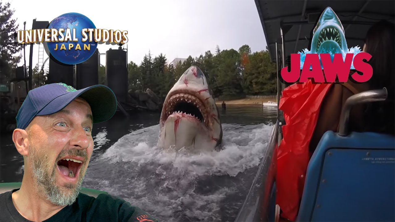 We react to Jaws Universal Studios Japan | Reaction Video - YouTube